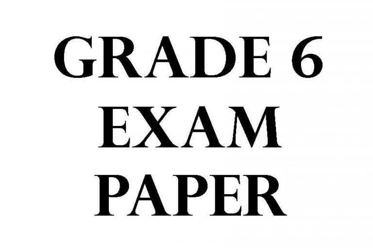 Grade 6 English Past Papers And Model Papers E Kalvi