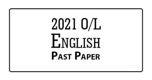2021 (2022) O/L Science Past Paper and Answer English Medium - e-Kalvi