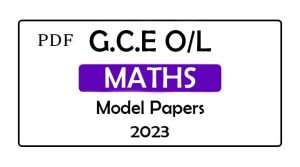 GCE O/L Maths Past Papers and Model Papers Tamil Medium - e-Kalvi