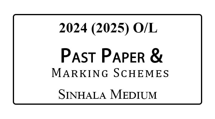 2024 O/L Past Papers & Marking Schemes Sinhala Medium